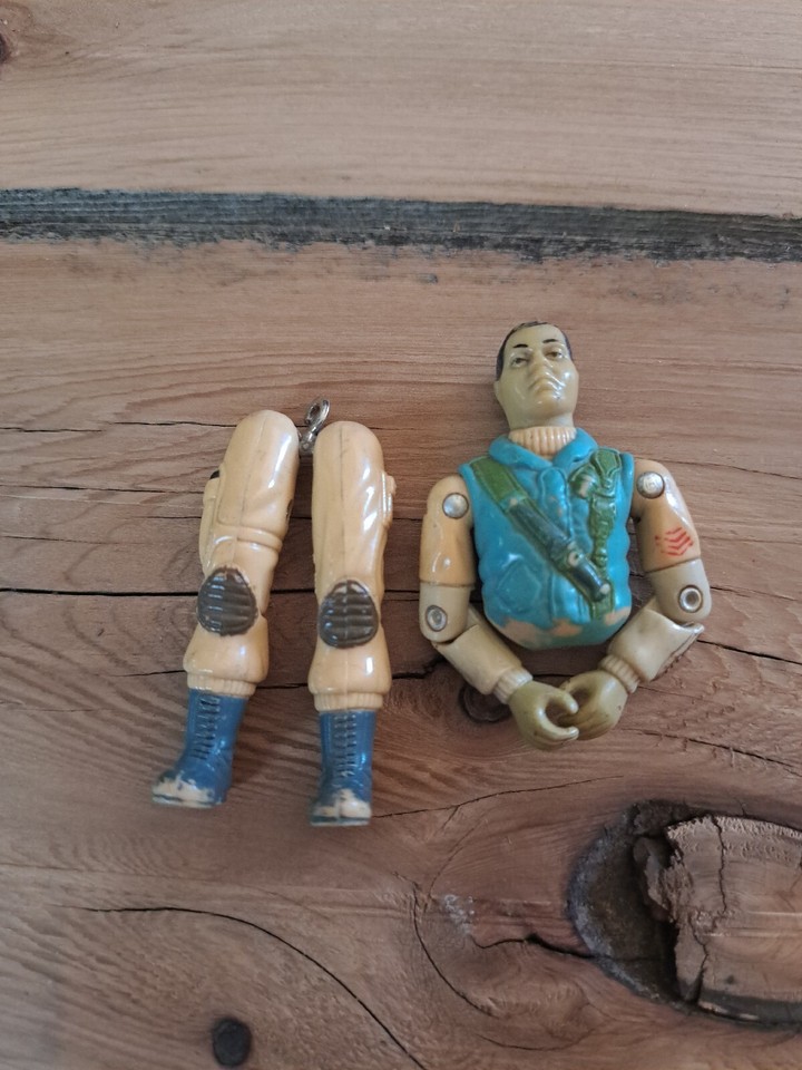 Vintage GI JOE AIRBORNE Action Figure Torso And Legs No Helmet | eBay