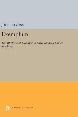 John D. Lyons Exemplum (Hardback) Princeton Legacy Library ...