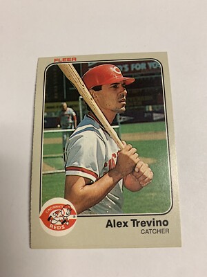 1983 Fleer Cincinnati Reds Alex Trevino | eBay