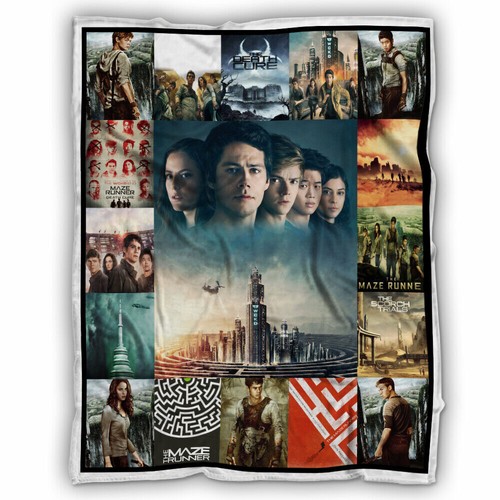 The Maze Runner Blanket The Maze Runner Movies Fleece Sherpa Blanket | eBay