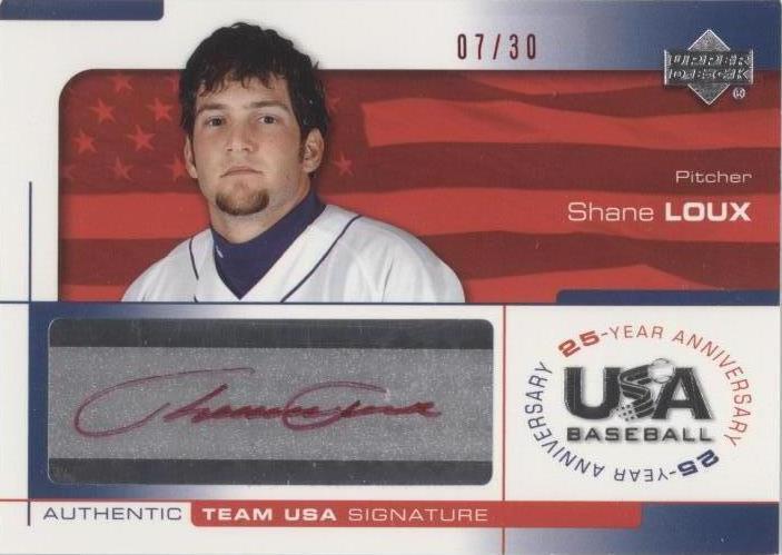 2004 Upper Deck USA Baseball 25-Year Anniversary - Signatures Shane ...
