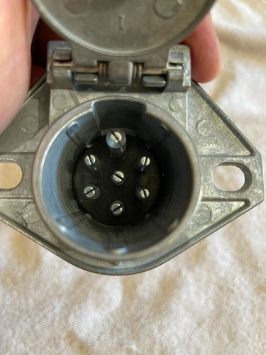 PHILLIPS 7 POLE SOCKET AND 7 POLE PLUG FOR TRUCK & TRAILER J560 J560B ...