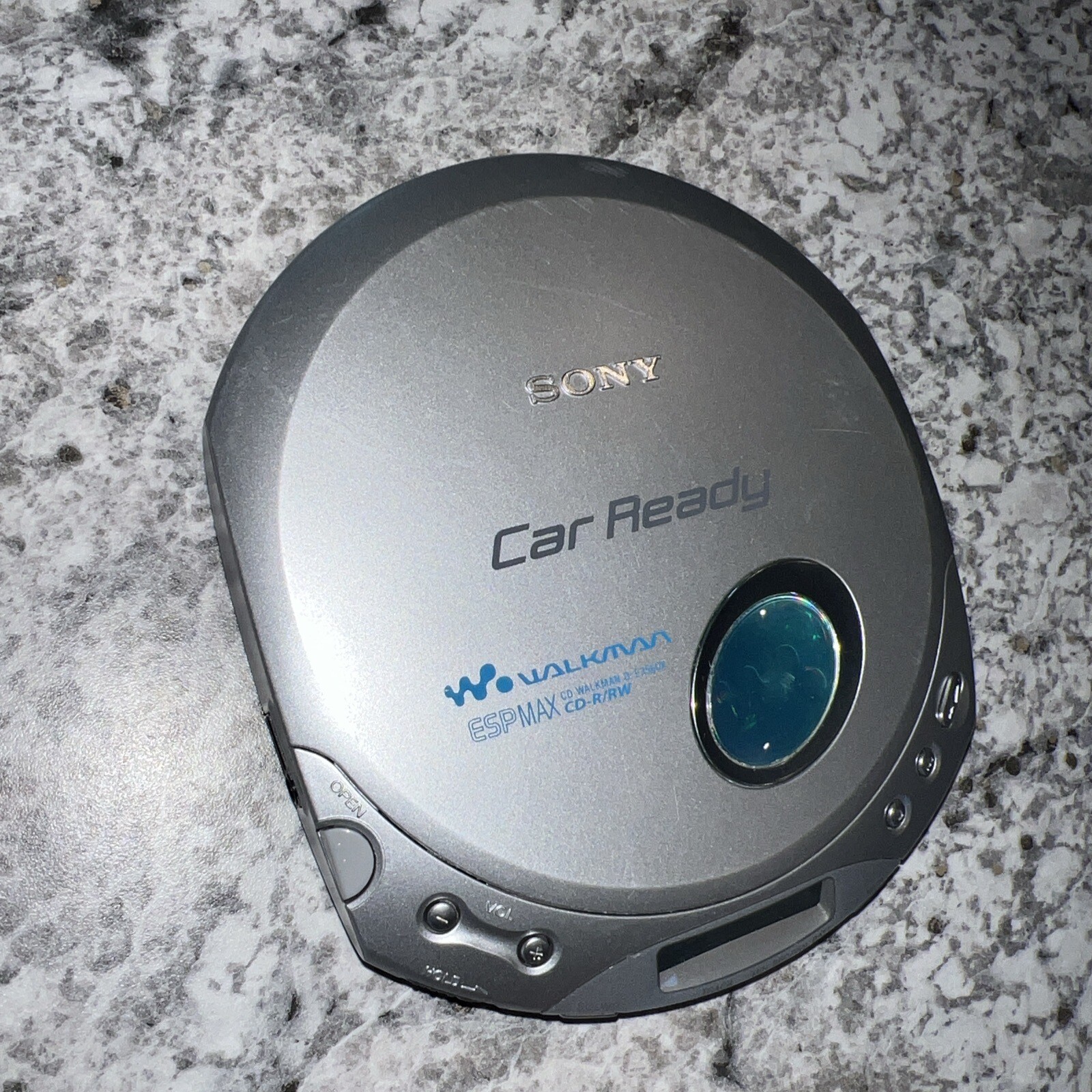 Sony Walkman Model D-E356CK Silver CD Player ESP MAX CD-R / RW Car ...