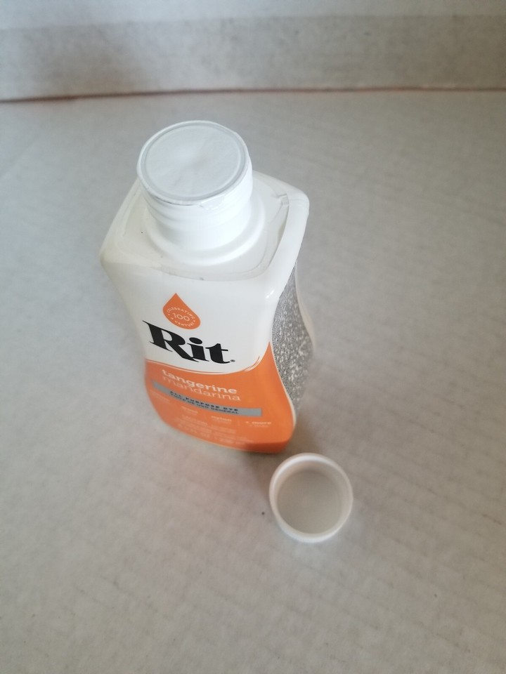 RIT ALL PURPOSE DYE - Liquid Tangerine 8 fl. oz. (236ml) - NEW | eBay