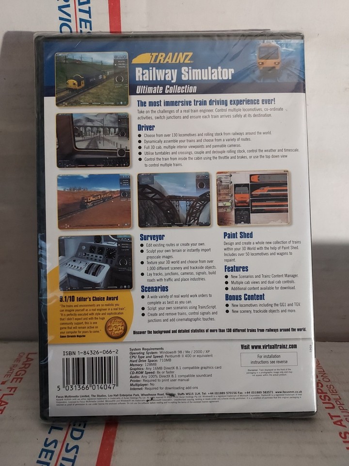 Trainz Railway Simulator: Ultimate Collection PC CD ROM Windows New ...