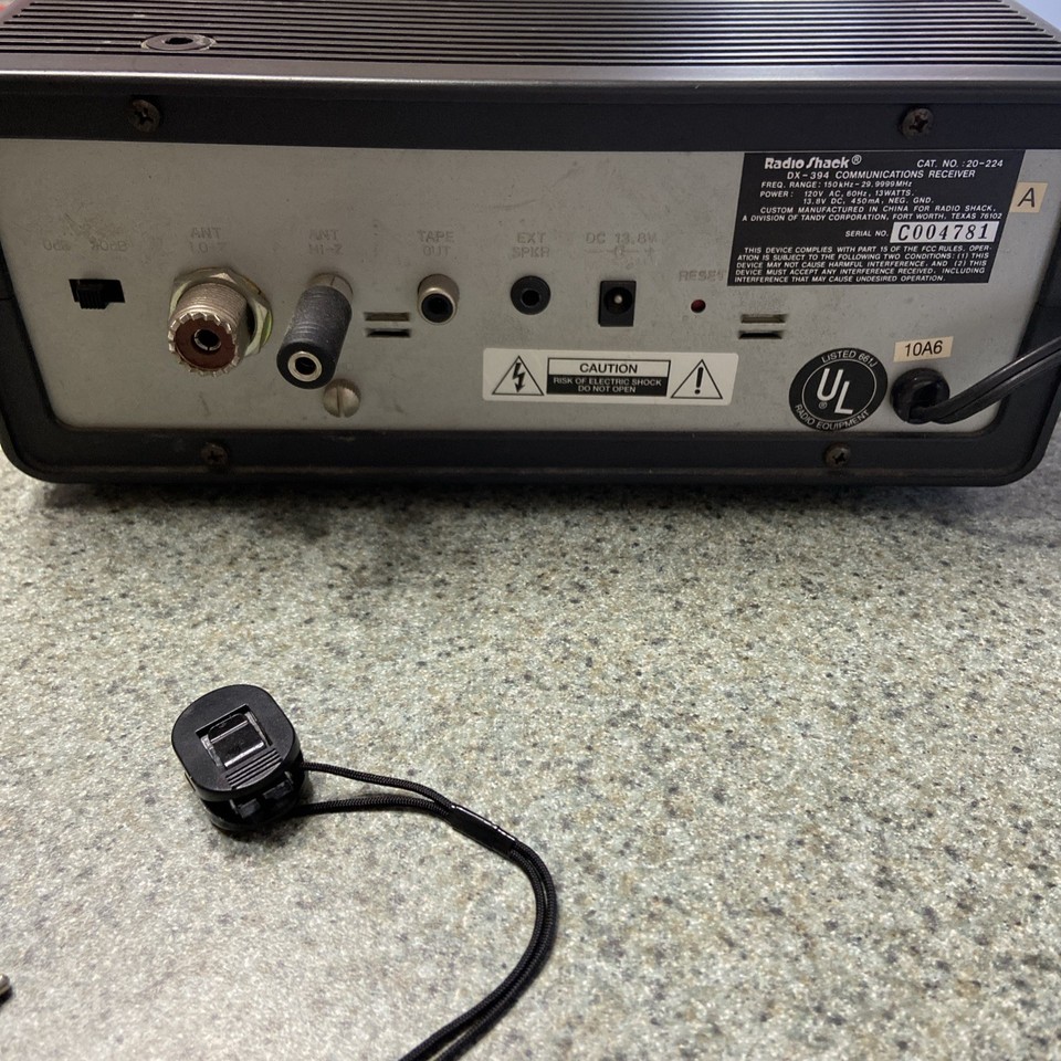 Radio Shack DX-394 Communications Receiver/Scaner LSB-USB-AM-CW - WORKS ...