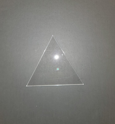 Triangle Clear Acrylic Plexiglas Shape - Craft Supply Cutout | eBay