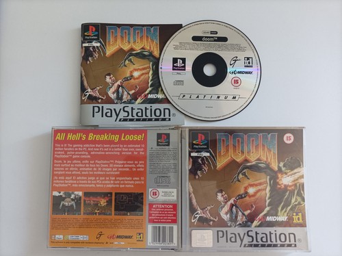 Doom Platinum PS1 PlayStation Sony PAL | eBay