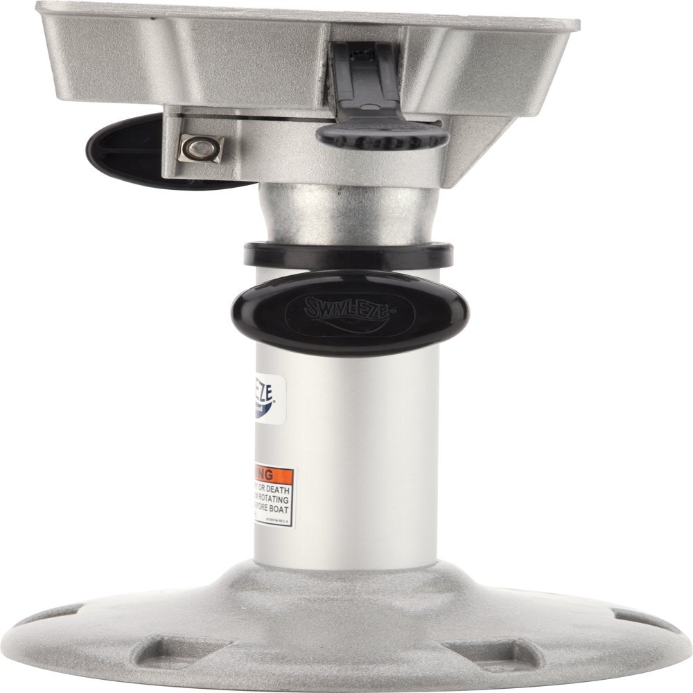 Boat Seat Pedestal Mount Adjustable Swivel Base Aluminum Marine Fishing ...
