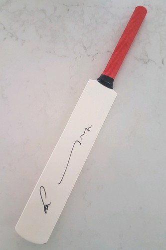 EOIN MORGAN SIGNED MINI CRICKET BAT COA ENGLAND AUSTRALIA ASHES | eBay ...