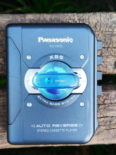Portable auto-reversing cassette player PANASONIC RQ-CR55 Walkman ...