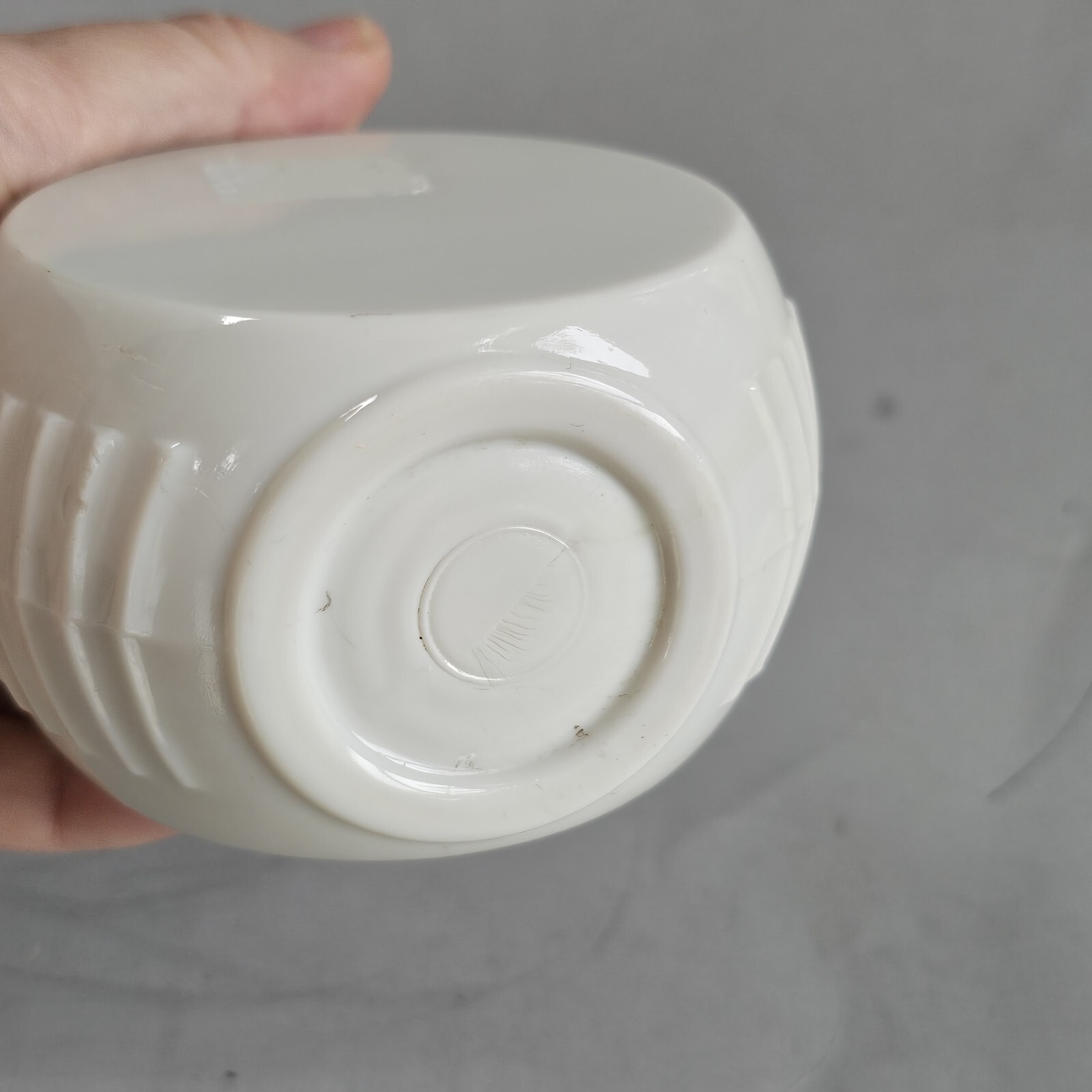 Vintage Milk Glass Shaker Jar Uranium Uv Reactive | eBay