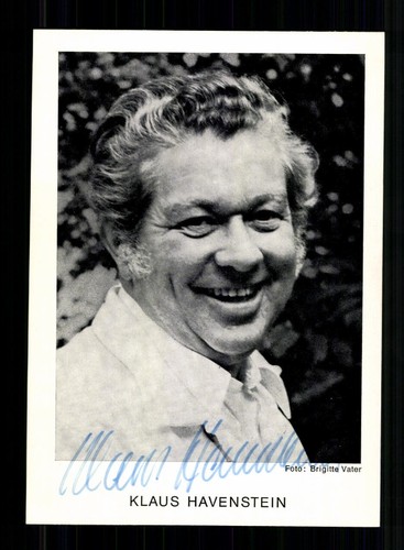 Klaus Havenstein Autogrammkarte Original Signiert # BC 210155 | eBay.de