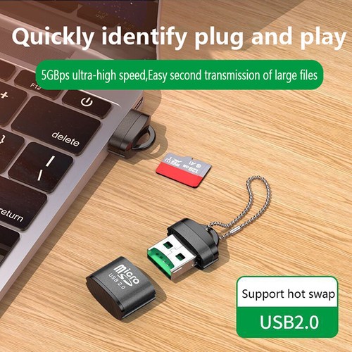 USB Micro SD/TF Card Reader USB 2.0 Mini Mobile Phone Memory Card Rea ...