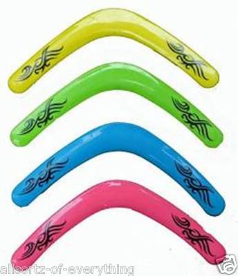 Boomerang Flyer Pink Blue Yellow Green Outdoor Fun | eBay
