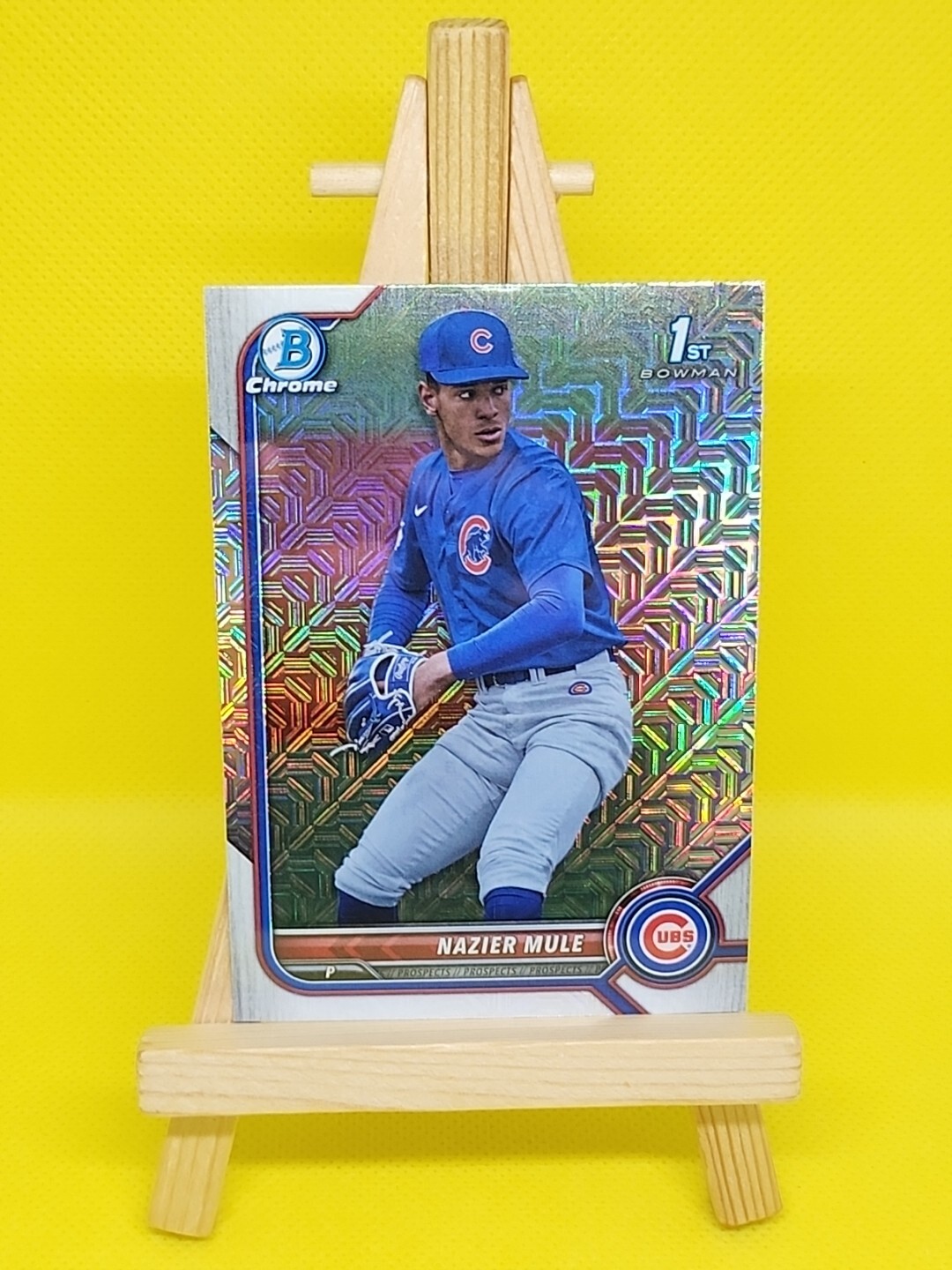 2022 1st Bowman Chrome Mojo Refractor Nazier Mule - Chicago Cubs | eBay