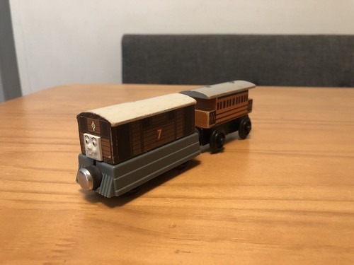 Toby w/ Decals And Henrietta - Thomas Wooden Train - Flat Magnets ...