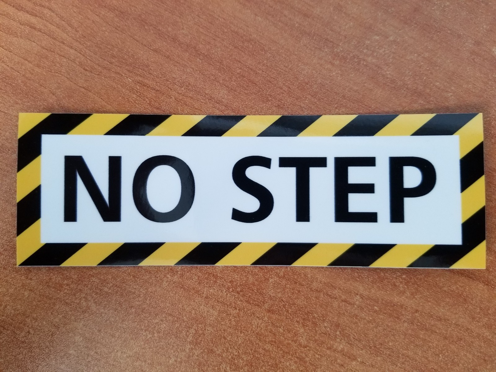 No Step - Sticker 150 x 50mm - Self Adhesive Vinyl Decal - Australian ...