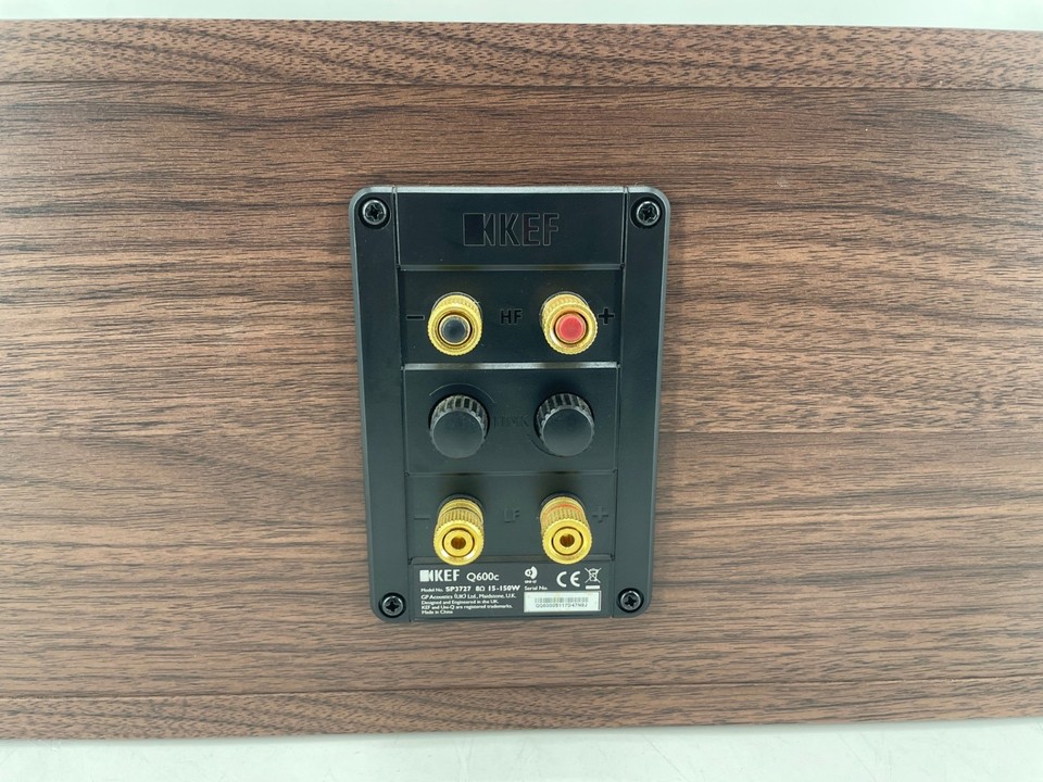 Kef Q600c Centre Speaker - Walnut centre Channel Uni-Q - Boxed | eBay
