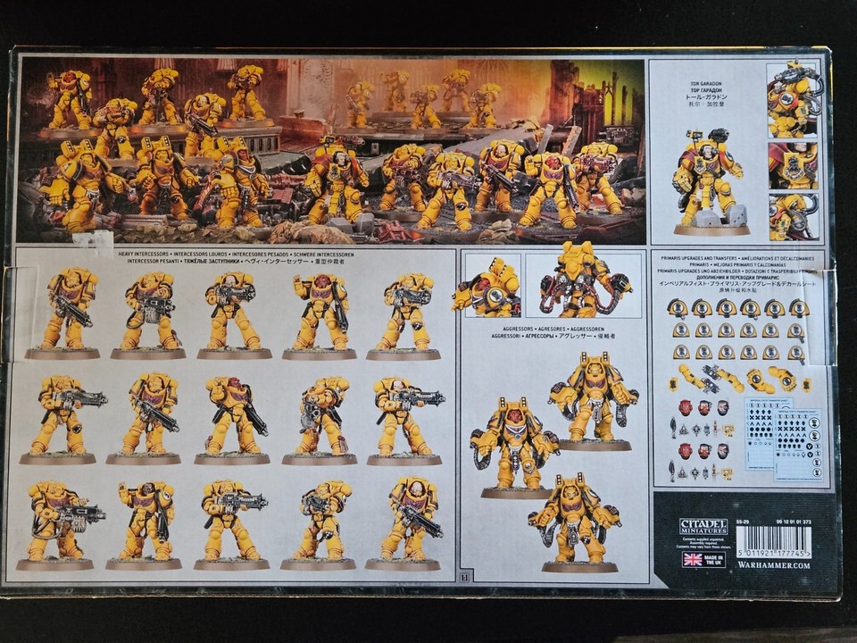 Bastion Strike Force Warhammer 40k Space Marines Imperial Fist - Open ...