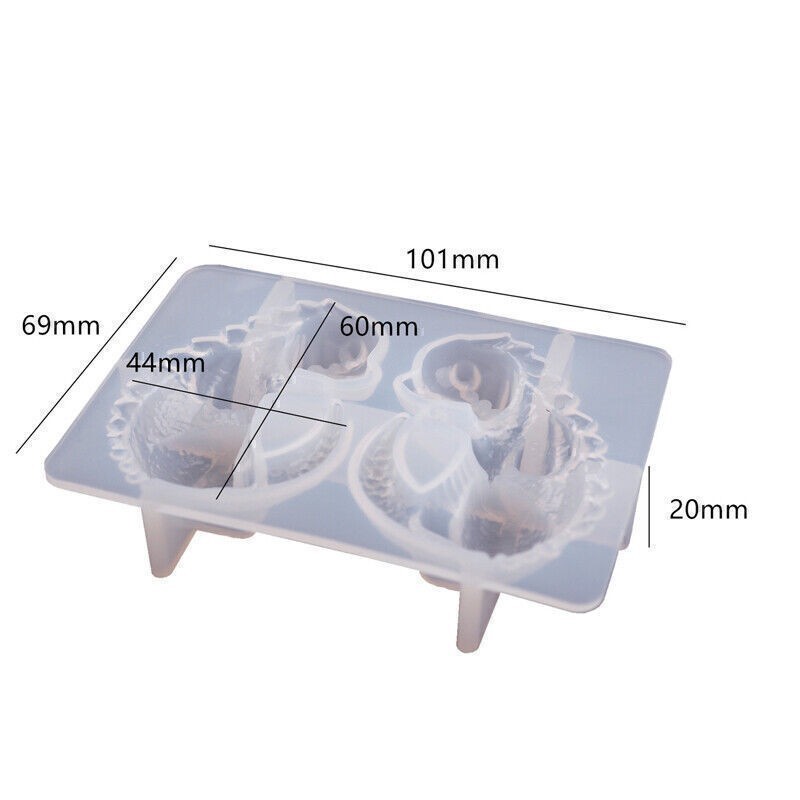 Dragon Resin Epoxy Silicone Mold Egg Casting Mould Lamp DIY Crystal ...