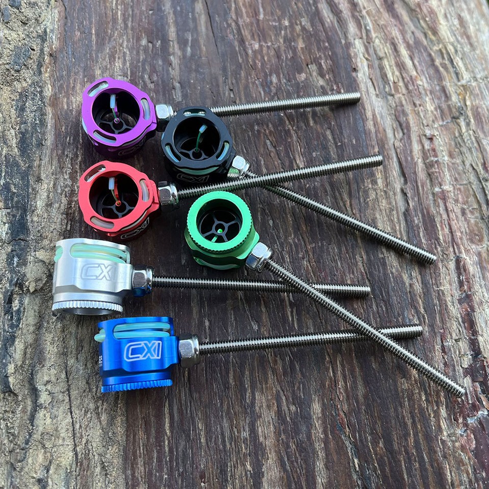 Recurve Bow Scope Sight 1 Pin 0.019" Optical Fiber Archery Bow Shoot ...