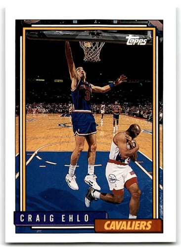 1992-93 TOPPS CRAIG EHLO CLEVELAND CAVALIERS #191 | eBay