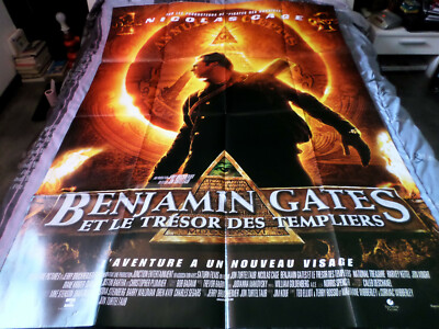 AFFICHE CAGE / BENJAMIN GATES ET LE TRESOR DES TEMPLIERS | eBay