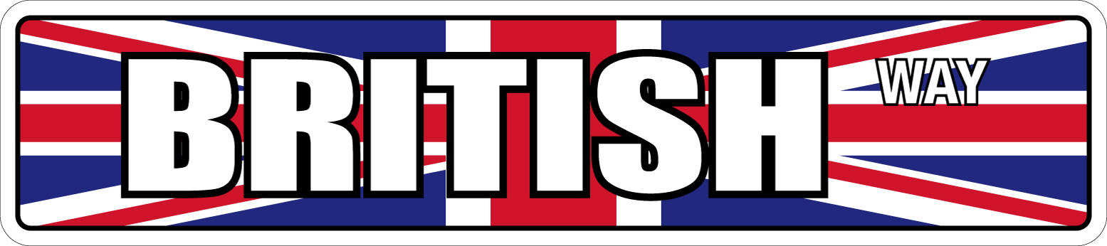 *Aluminum* British Flag 4" x 18" Metal Novelty Street Sign SS 672 | eBay