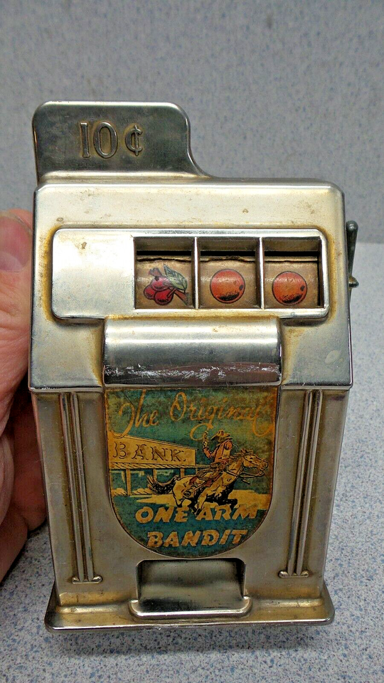 1950's Vintage Slot Machine Bigler MFG. Co. Las Vegas, NEV. PAT. APLD ...