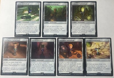 MTG Fallout: Non-Foil NM Bobblehead Set/Lot. #126 #130 #132 #134 #135 ...