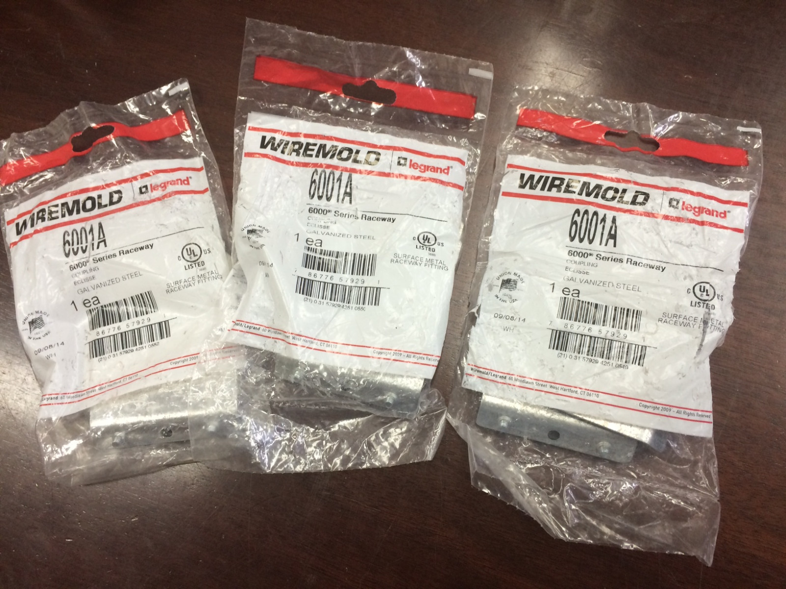 Wiremold 6001A 6000 Series Raceway Coupling Lot of 3 | eBay