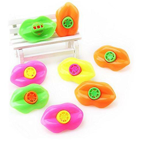 Lip Whistles Amy&Benton 48PCS Plastic Lip Whistle Toy Party Favors for ...
