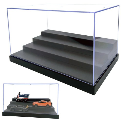 Large Acrylic Display Case Dustproof Box Perspex Clear Collectibles ...