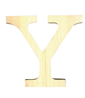 Wooden Alphabet 11.5Cm Letter Y | eBay