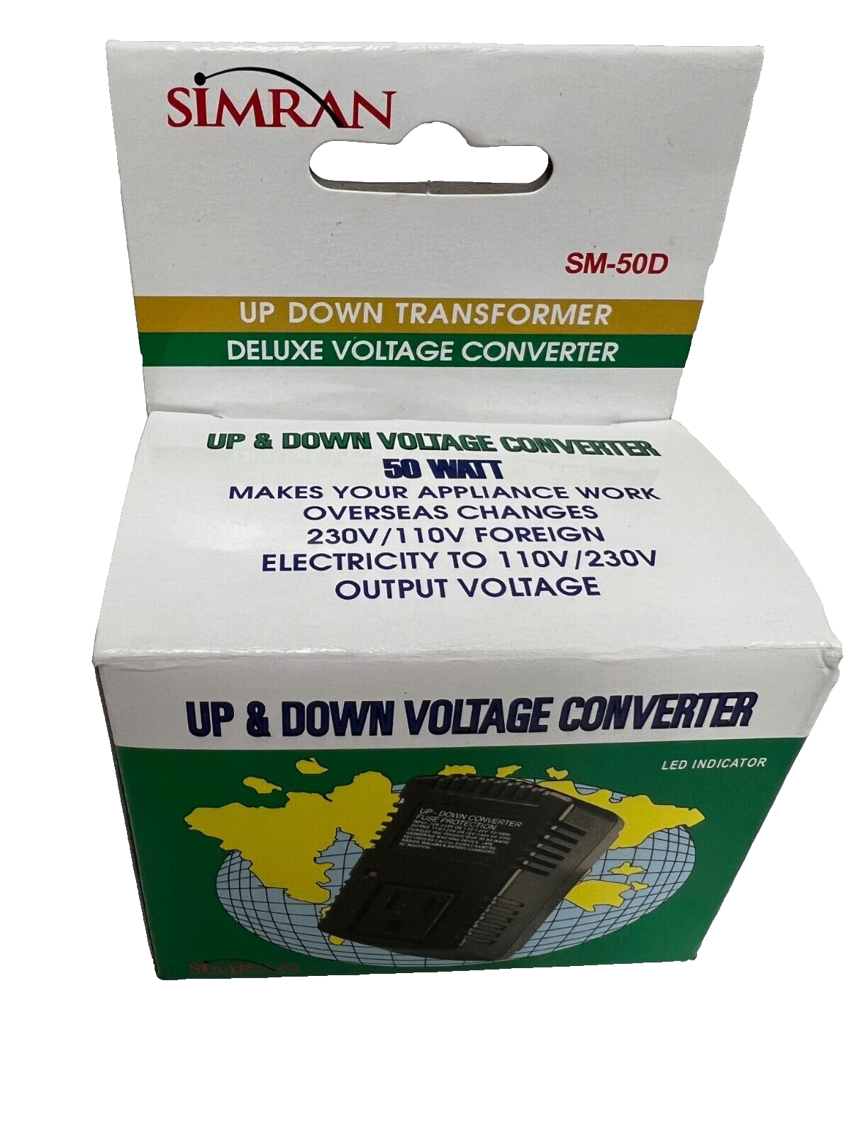 Simran SM-50D 50 Watt Up Down Travel Converter 220 Volt to 110 OR ...