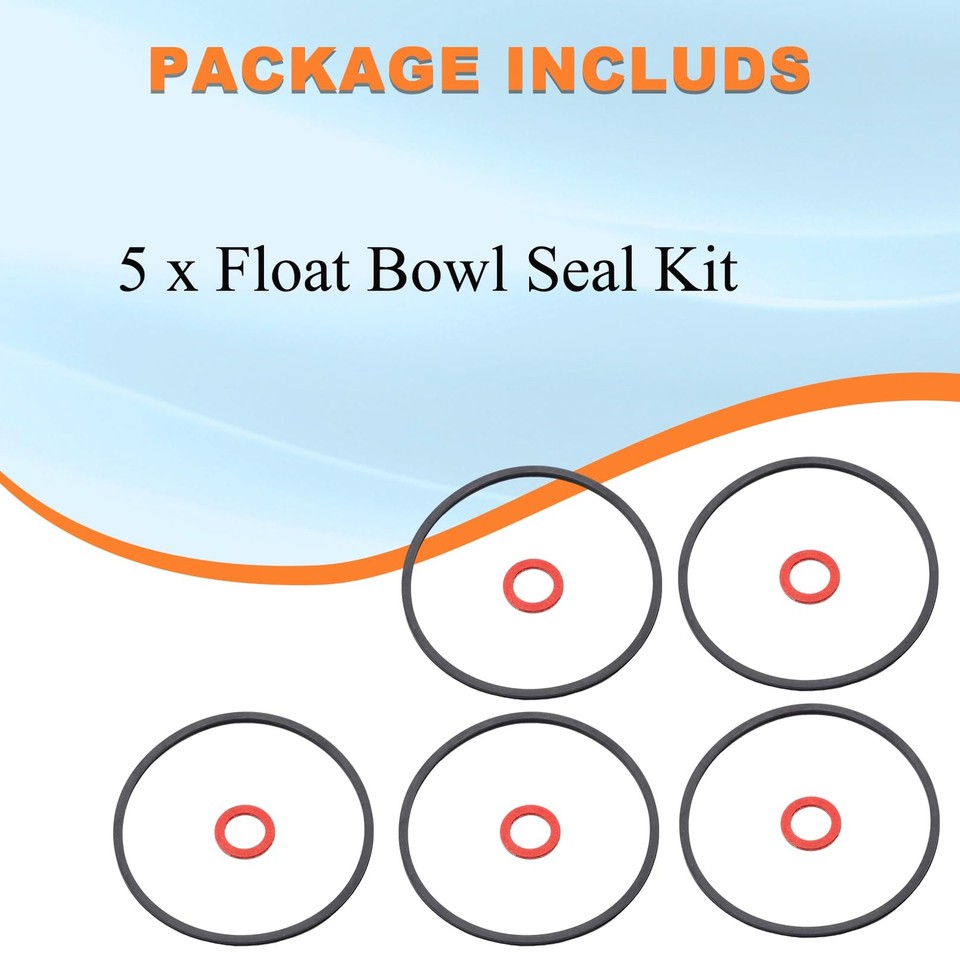 5pcs Carburateur Joint Torique de Bol Compatible avec GC135 GC160 ...