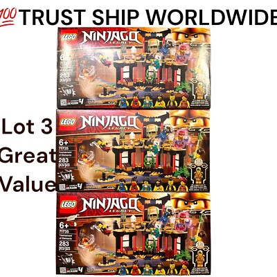 Lego Ninjago Tournament of Elements Set #71735 SEALED *RETIRED* LOT OF ...