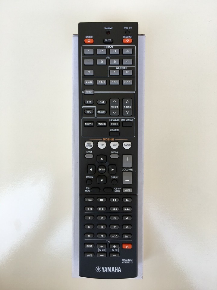 *NEW* Genuine Yamaha AV Receiver Remote Controls - HTR, RX-V and RX-A ...