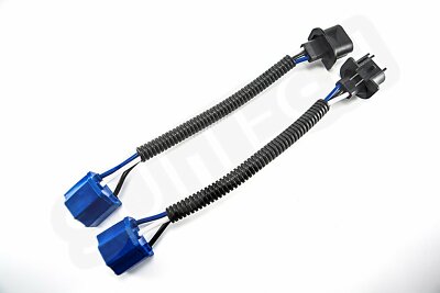 2X H13 9008 to H4 9003 Connector Wiring Harness Adapter for 7 inch Led ...