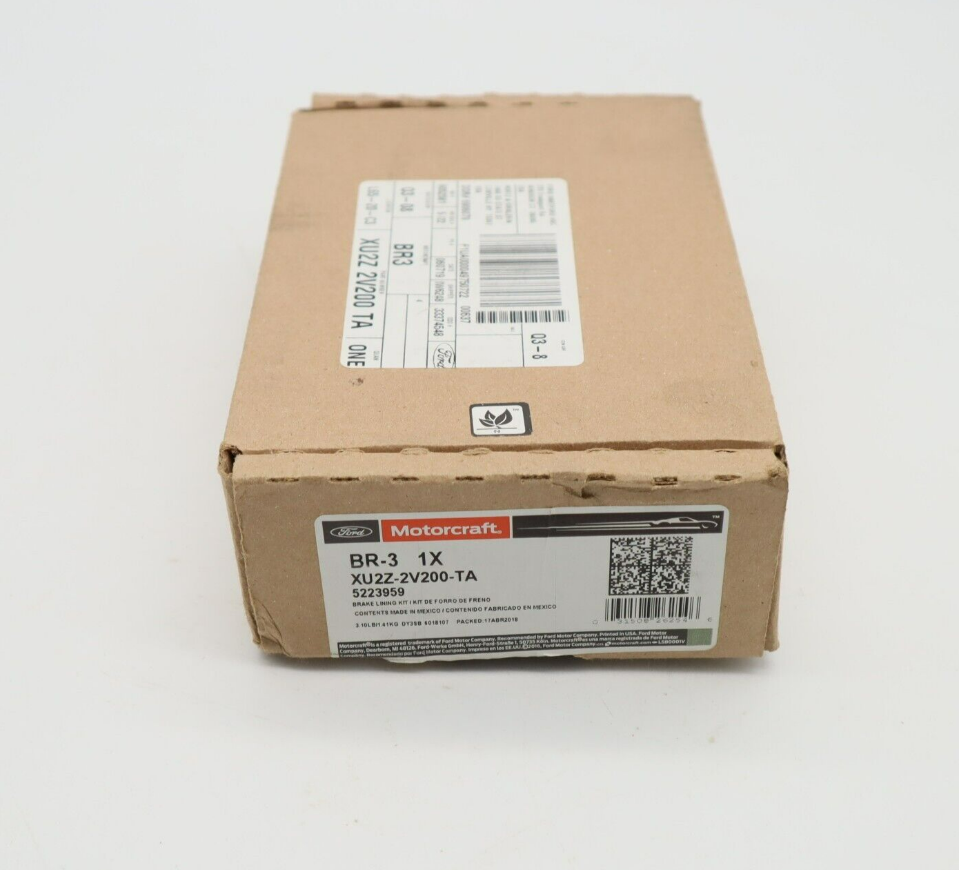 Disc Brake Pad Set-Pads - Standard Premium - Integrally Molded ...