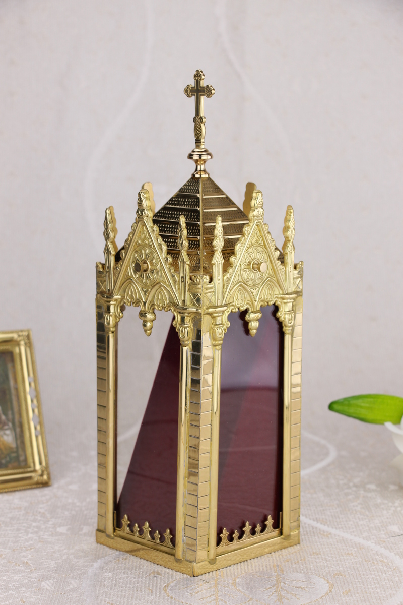Brass-Large-Gothic-Reliquary-for-Church-or-home-relic 12.4"H X24 | eBay