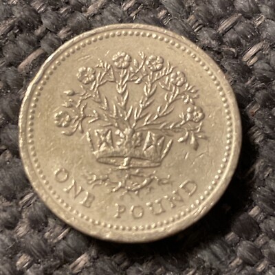 1991 UK BRITISH POUND COIN ELIZABETH II (Flax Reverse). | eBay