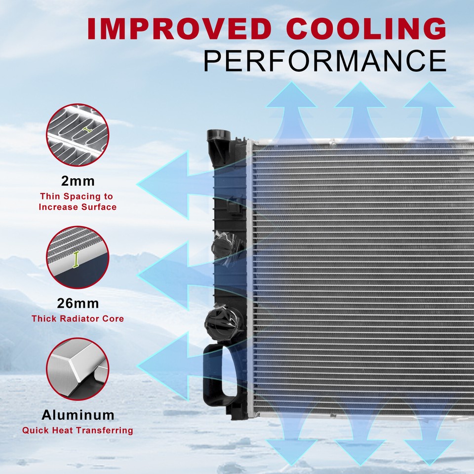 Radiator For Merceds E55 Amg E63 Amg Cls55 Amg Clk63 Amg Black Series ...