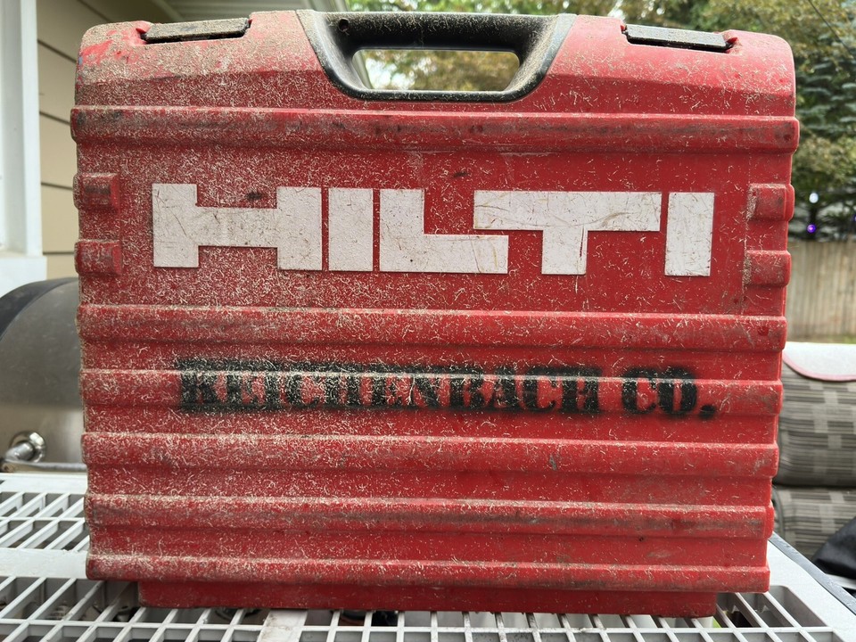 Hilti GX 120-ME Gas Powered Actuated Fastener Nail Gun W/Case Tool Only ...