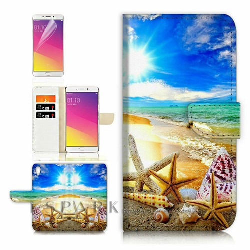 Beach Starfish TPU Phone Wallet Case Cover For Optus X Start 3 - 31008 ...