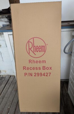 Rheem Recess Box for 12-26L/min models Water Heater | eBay Australia