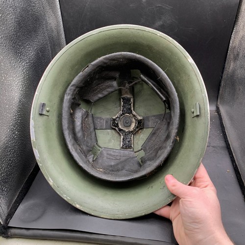 Original British Army Mk4 Combat Turtle Helmet - Complete with Liner ...