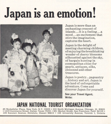 1965 Japan: Japan Is An Emotion Vintage Print Ad | eBay