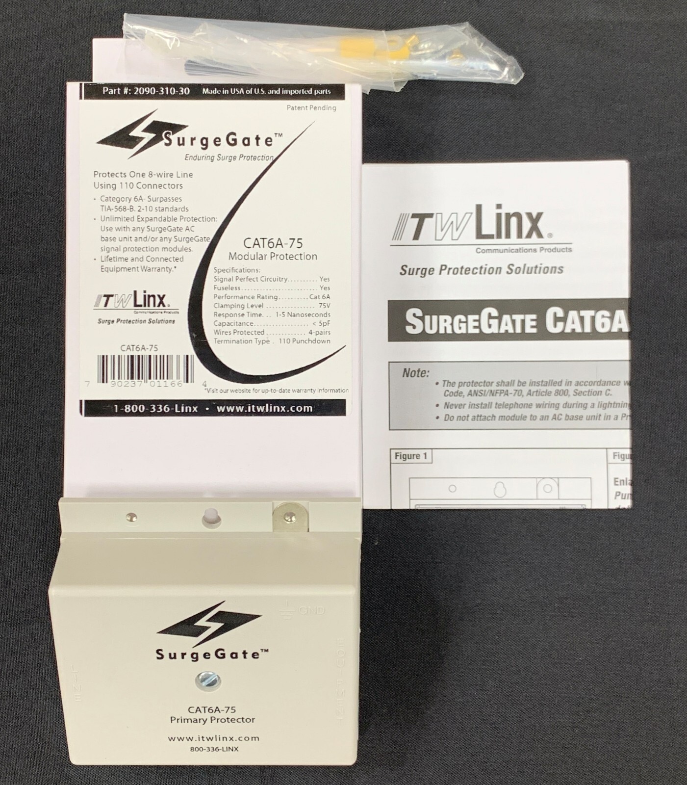 ITW Linx SurgeGate CAT6A-75 Modular Protection | eBay